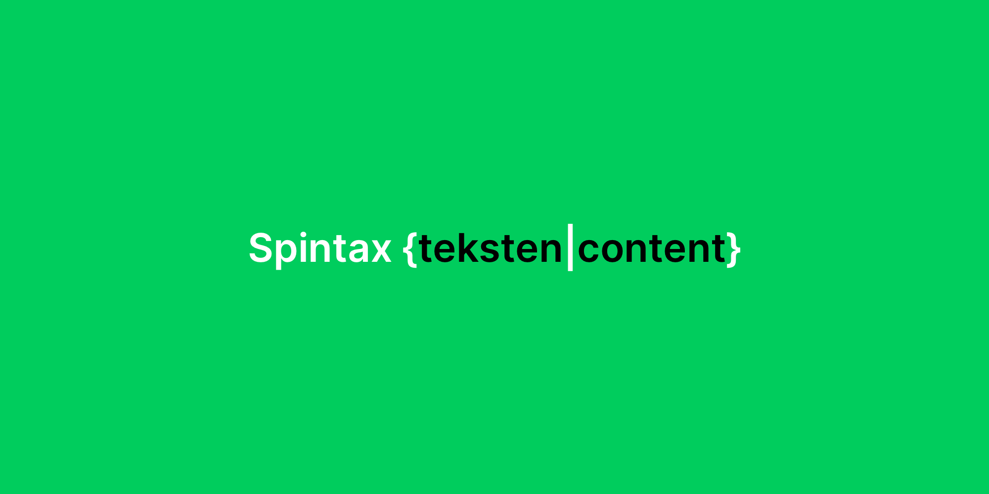 Wat is Spintax - Zoekwoord.nl